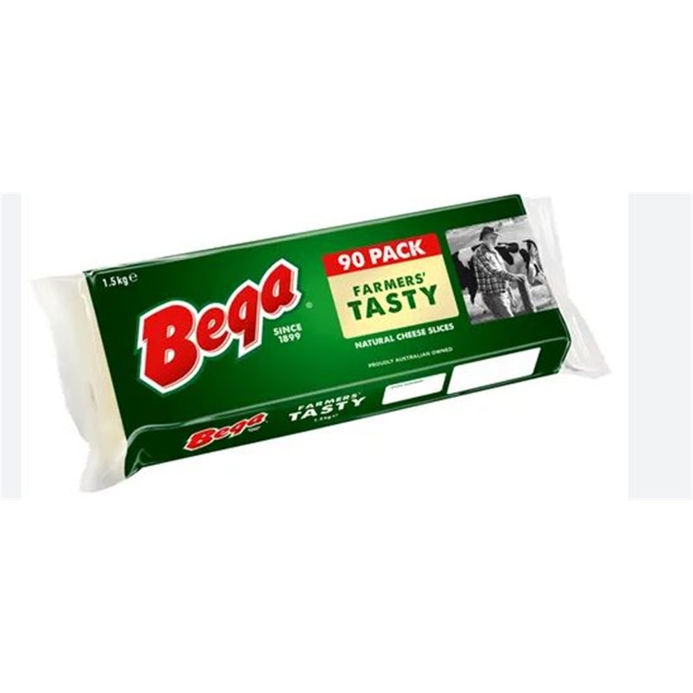 CHEESE TASTY SLICES 90 1.5KG (8) - Cheddar & Tasty - Western Food ...