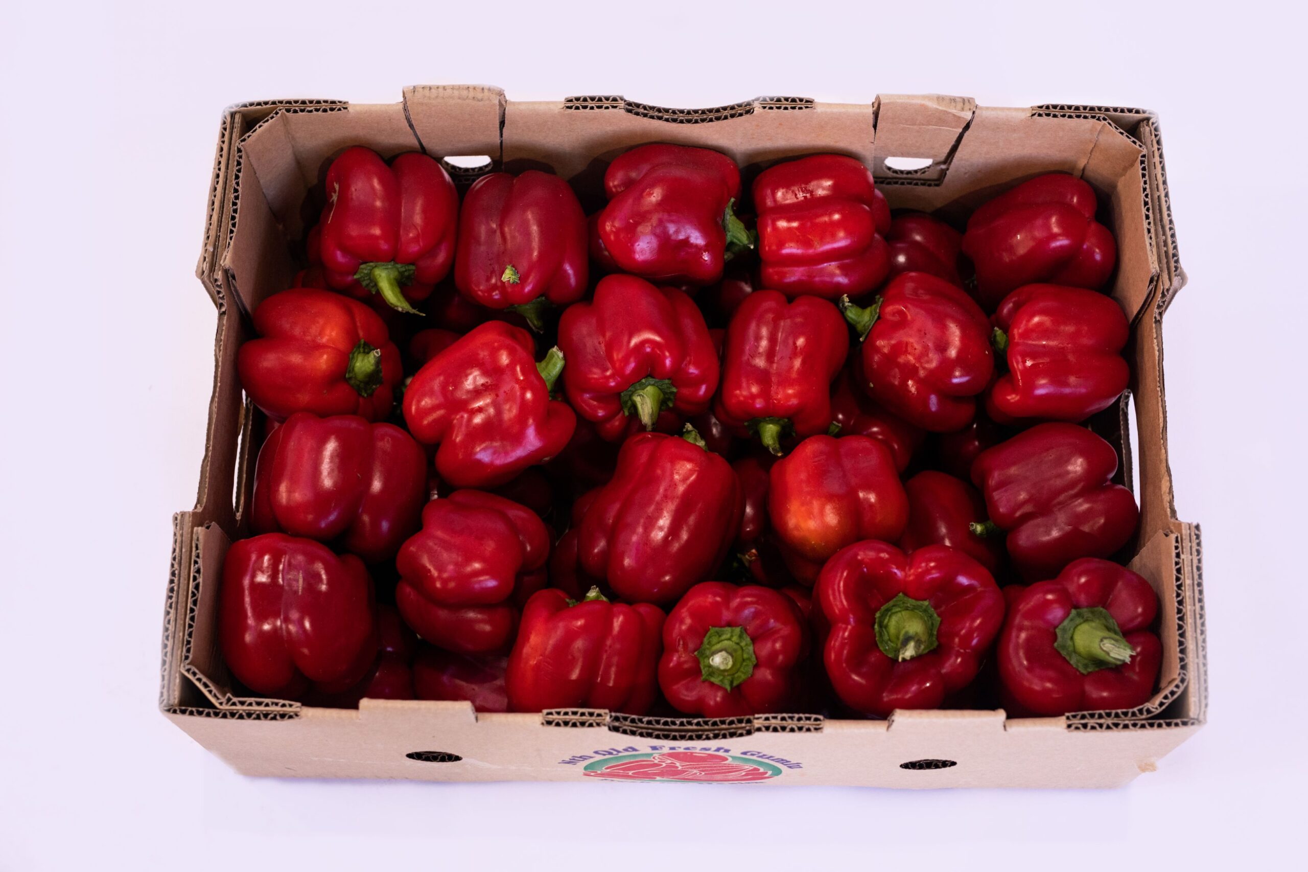 CAPSICUM RED 8KG CASE - Capsicum & Mushrooms - Western Food Wholesalers ...