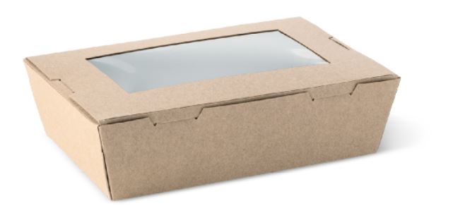 LUNCH BOX MEDIUM + PLA WINDOW x 50 (4) - Snack Boxes - Western Food ...