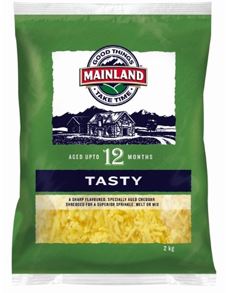 CHEESE TASTY SHREDDED 2KG (6) - Cheddar & Tasty - Western Food ...