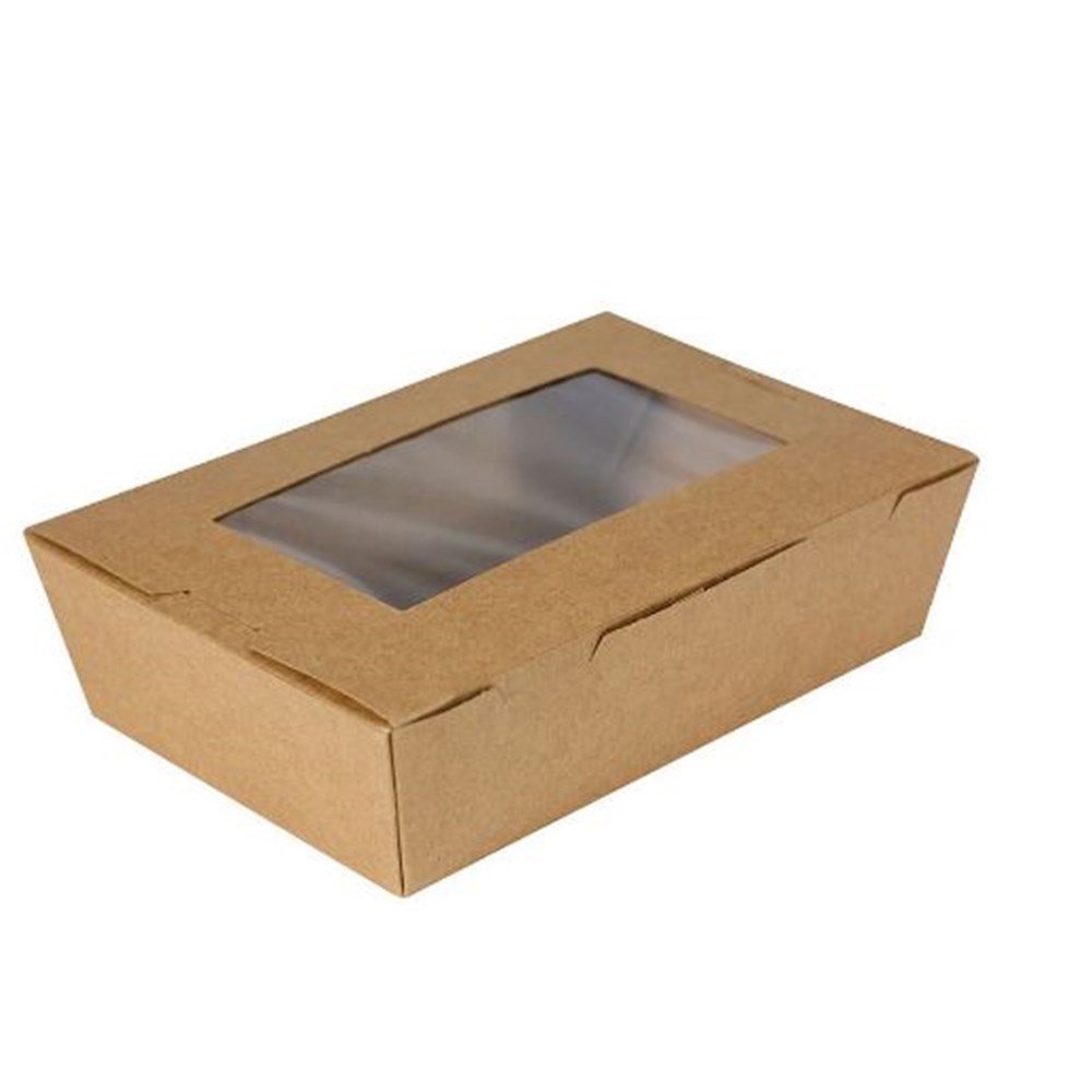 LUNCH BOX MEDIUM + PLA WINDOW x 50 (4) - Snack Boxes - Western Food ...